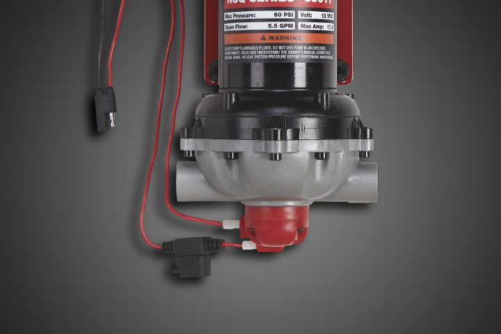 NorthStar NSQ Series 12V On-Demand Sprayer Diaphragm Pump with Quick-Connect Ports, 5.5 GPM ...